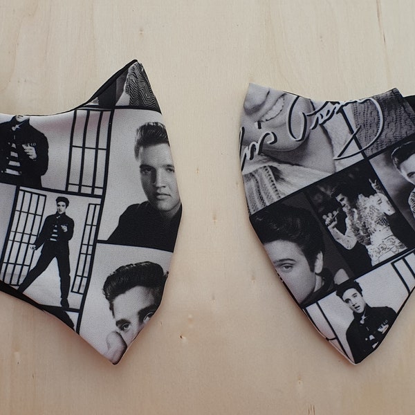 Elvis Face Mask - Etsy