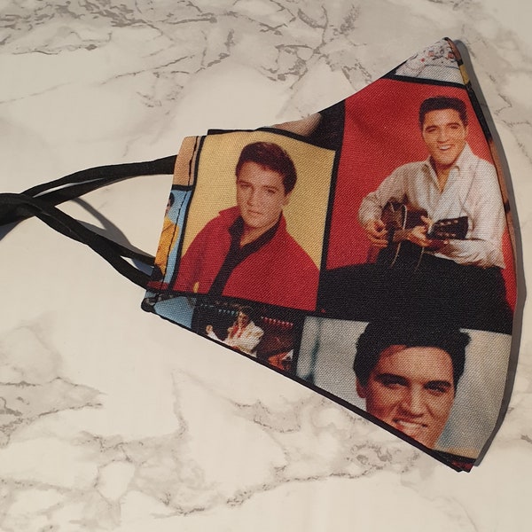 Elvis Face Mask - Etsy