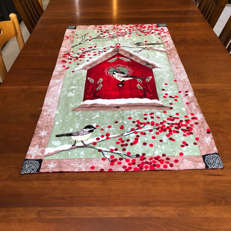 Winter Table Runner - Etsy