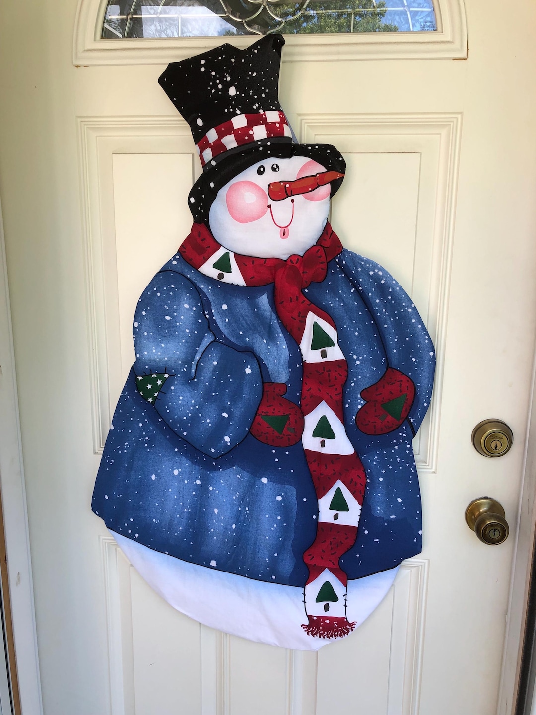 Winter Snowman Door/wall Hanging Quilted Winter Christmas Holiday ...