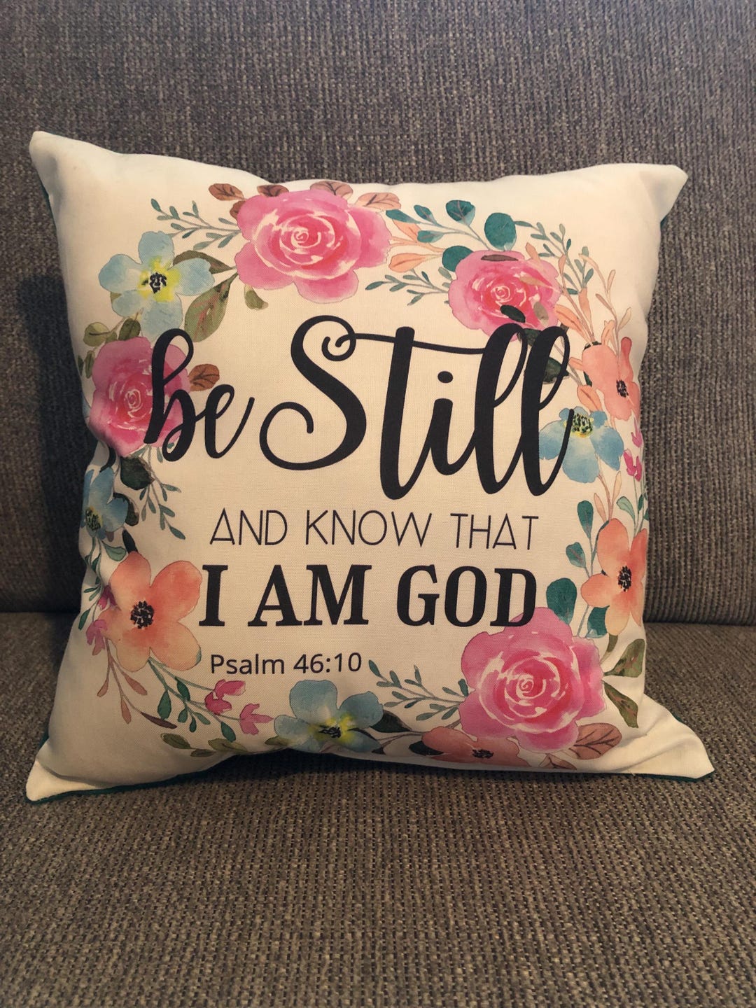 Prayer Comfort Bible Verse Pillows Christian Faith Easter Flower ...