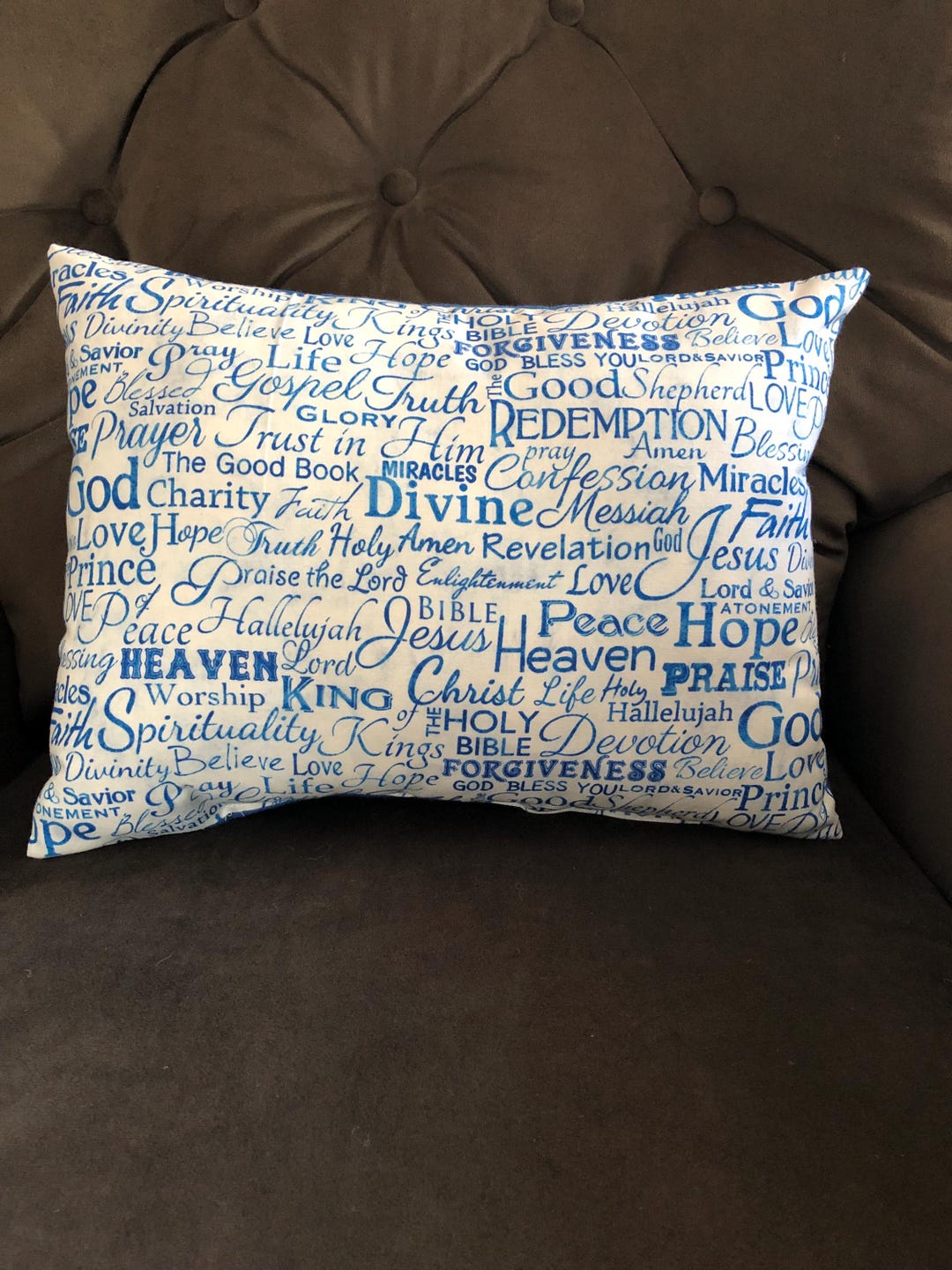 Prayer Bible Verse Pillows Christian Faith Easter Friendship Comfort ...