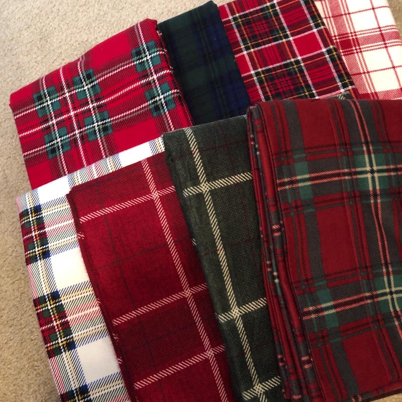 Red Pillow Case Flannel - Etsy