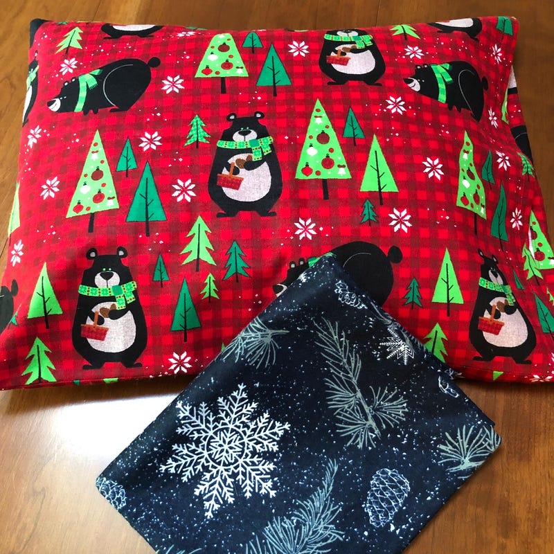 Flannel Pillow Case Grey - Etsy