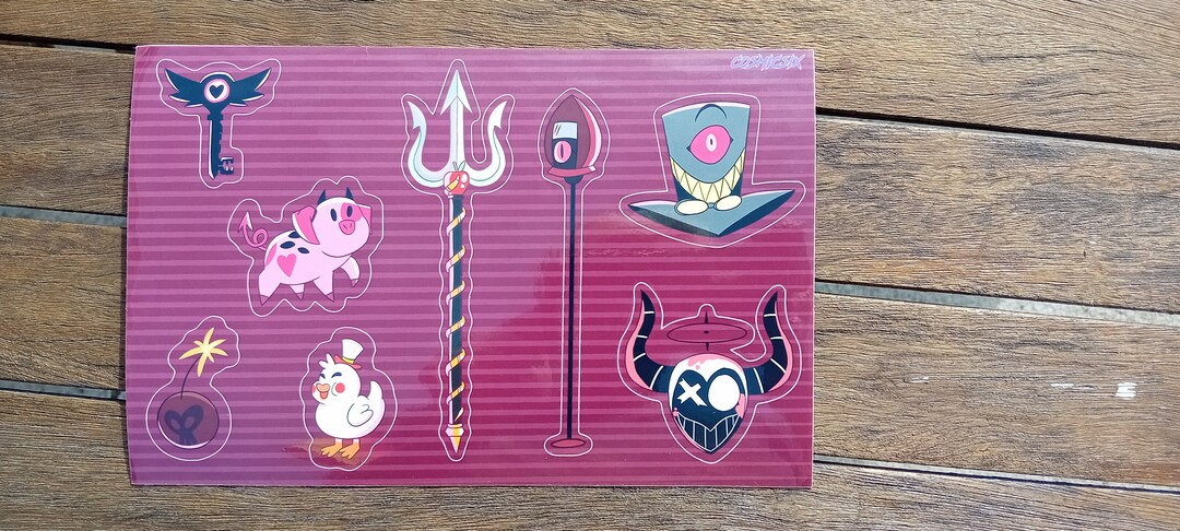 Hazbin Hotel Sticker Pack - Etsy