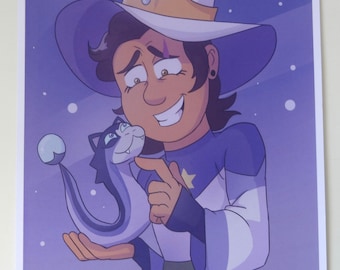 Luz and Stringbean Art Print the Owl House - Etsy