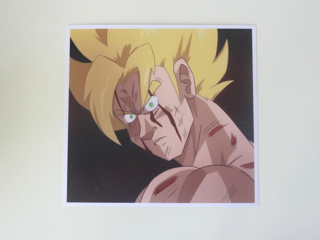 Super Saiyan Goku Print - Etsy