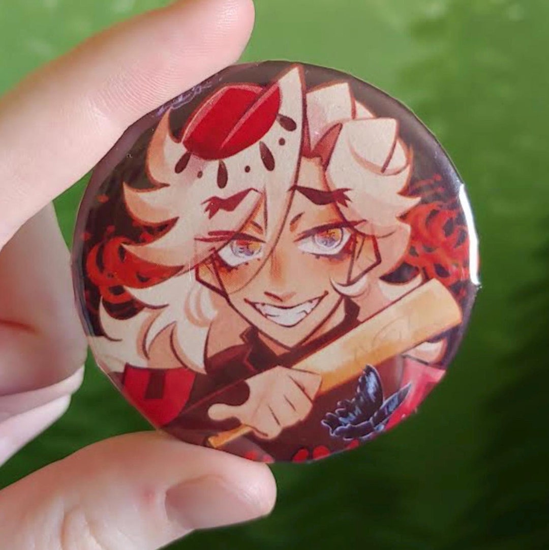 Upper Moon Two Button Pin - Etsy