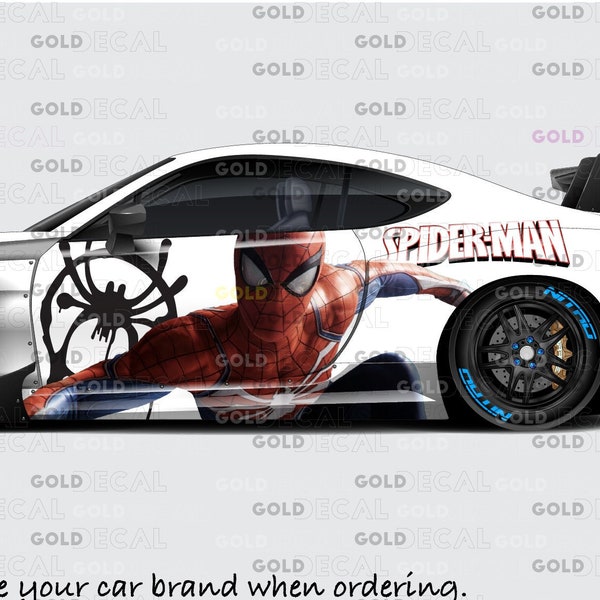 Spiderman Car Livery - Etsy