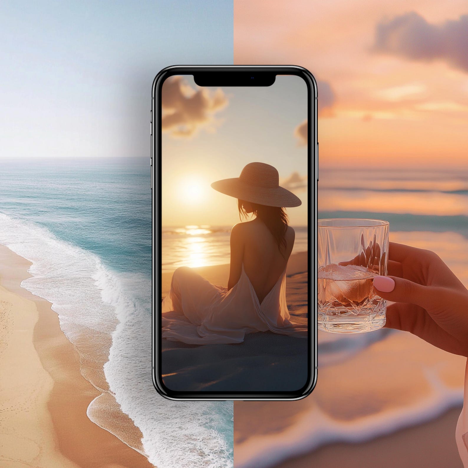 Summer Coastal Visuals, Vacation Vibes, Serene Beach Photography for ...