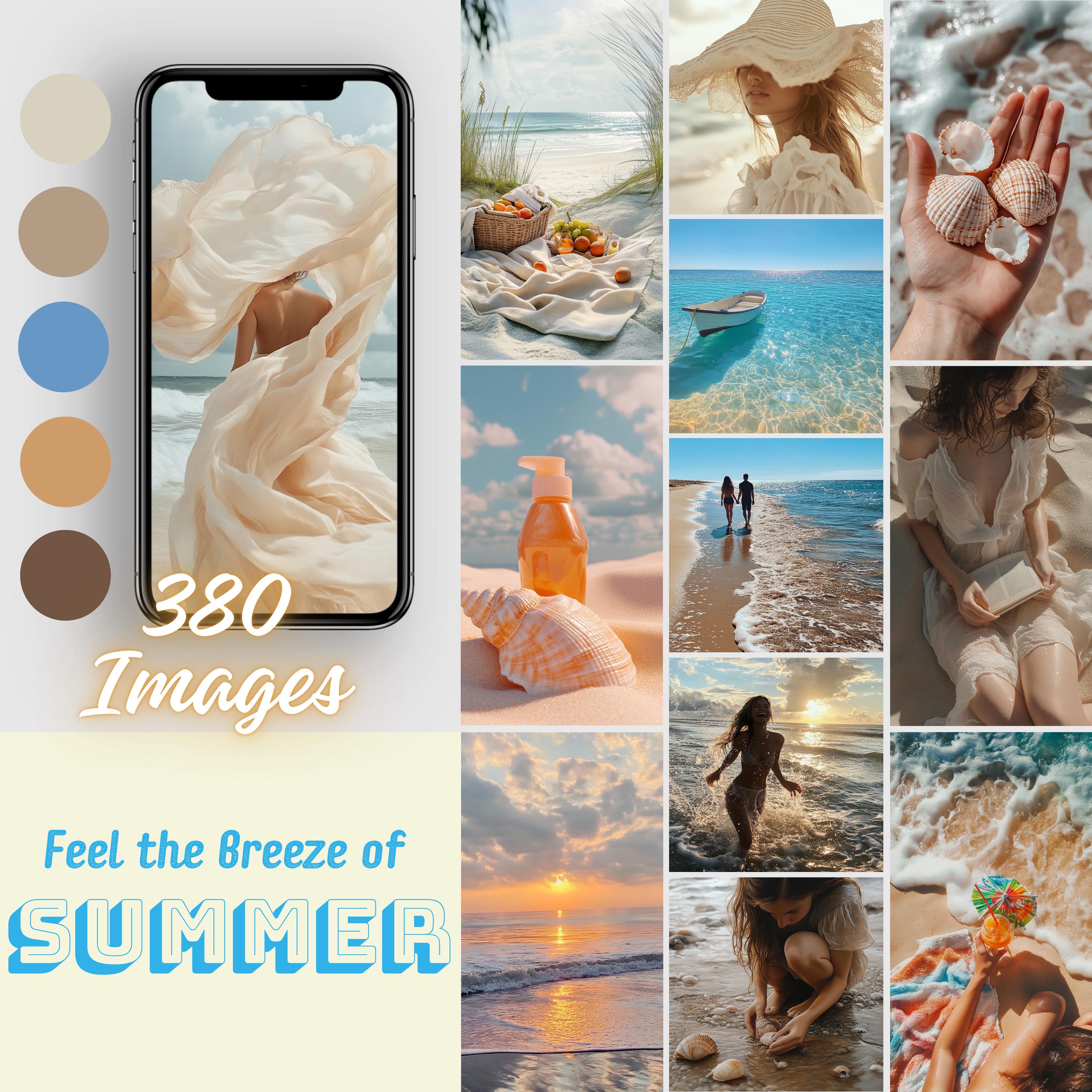 Summer Coastal Visuals, Vacation Vibes, Serene Beach Photography for ...