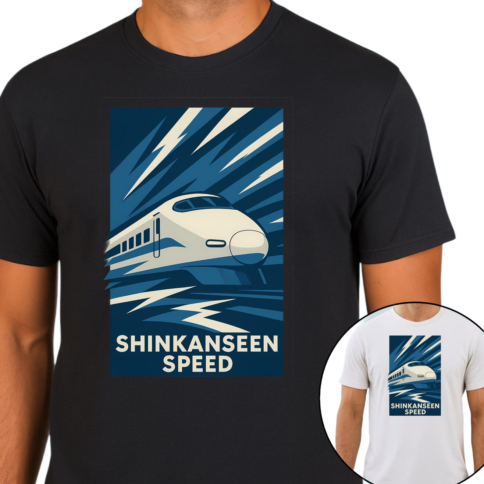 Shinkansen Bullet Train Retro Japanese Speed Graphic Tee - Etsy