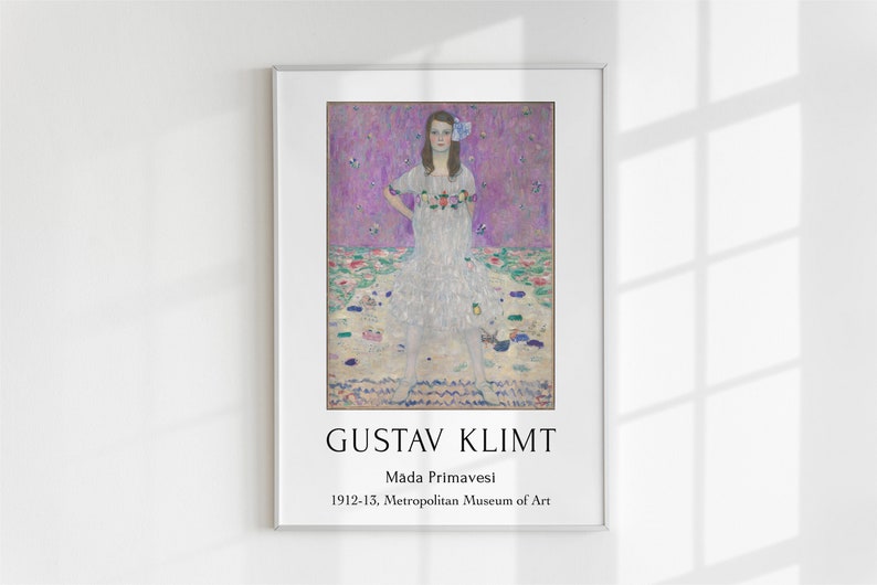 Gustav Klimt 'mada Primavesi' | Vibrant Art Nouveau Print | High ...