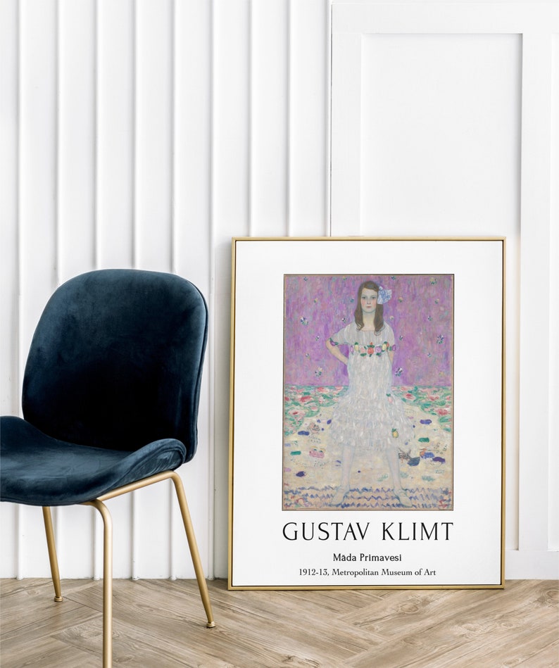 Gustav Klimt 'mada Primavesi' | Vibrant Art Nouveau Print | High ...