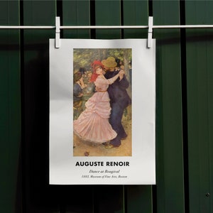 Pierre-auguste Renoir ‘dance at Bougival’ | Elegant Art Print | High ...