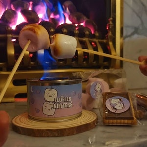 Marshmallow Toasting Kit: Mini Fire Pit Gift Hamper - Etsy UK