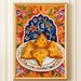 Samosa Poster, Indian Printable Wall Art, Desi Art, Modern South Asian ...