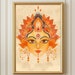 Durga Maa Painting Hindu Art Goddess Religious Wall Art Hinduism ...