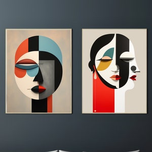 Abstract Pablo Picasso Canvas Wall Art, Modern Canvas Painting, Picasso ...