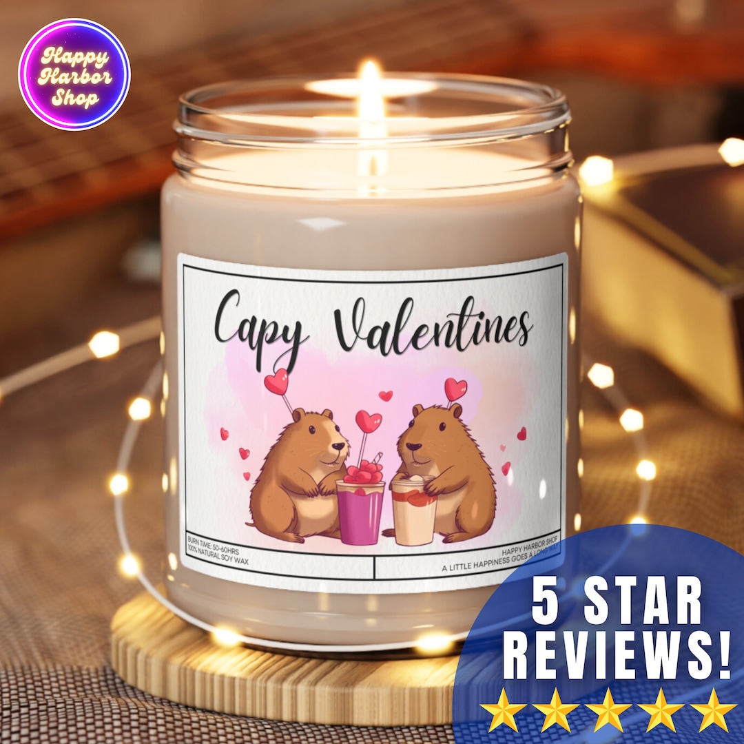 Capybara Gift Cute Capybara Candle Pull up Capybara Capy Valentines ...