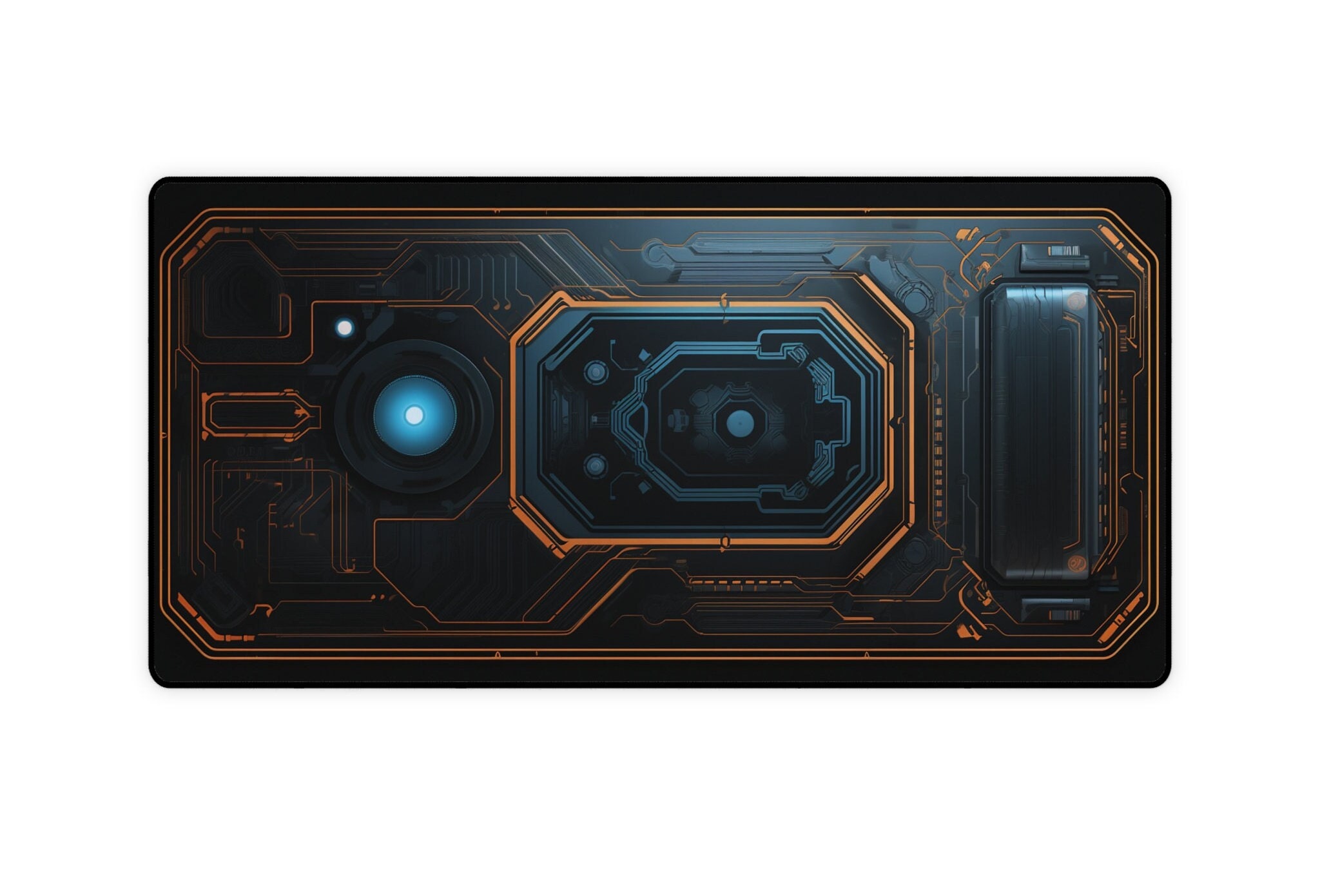 Cyberpunk Desk Mat Futuristic Sci-fi Gamer Gift Gaming Mouse Pad ...