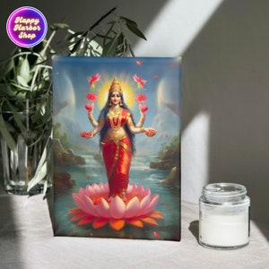 Lakshmi, Goddess Lakshmi Print, Lakshmi Puja, Diwali Poster, Lakshmi ...
