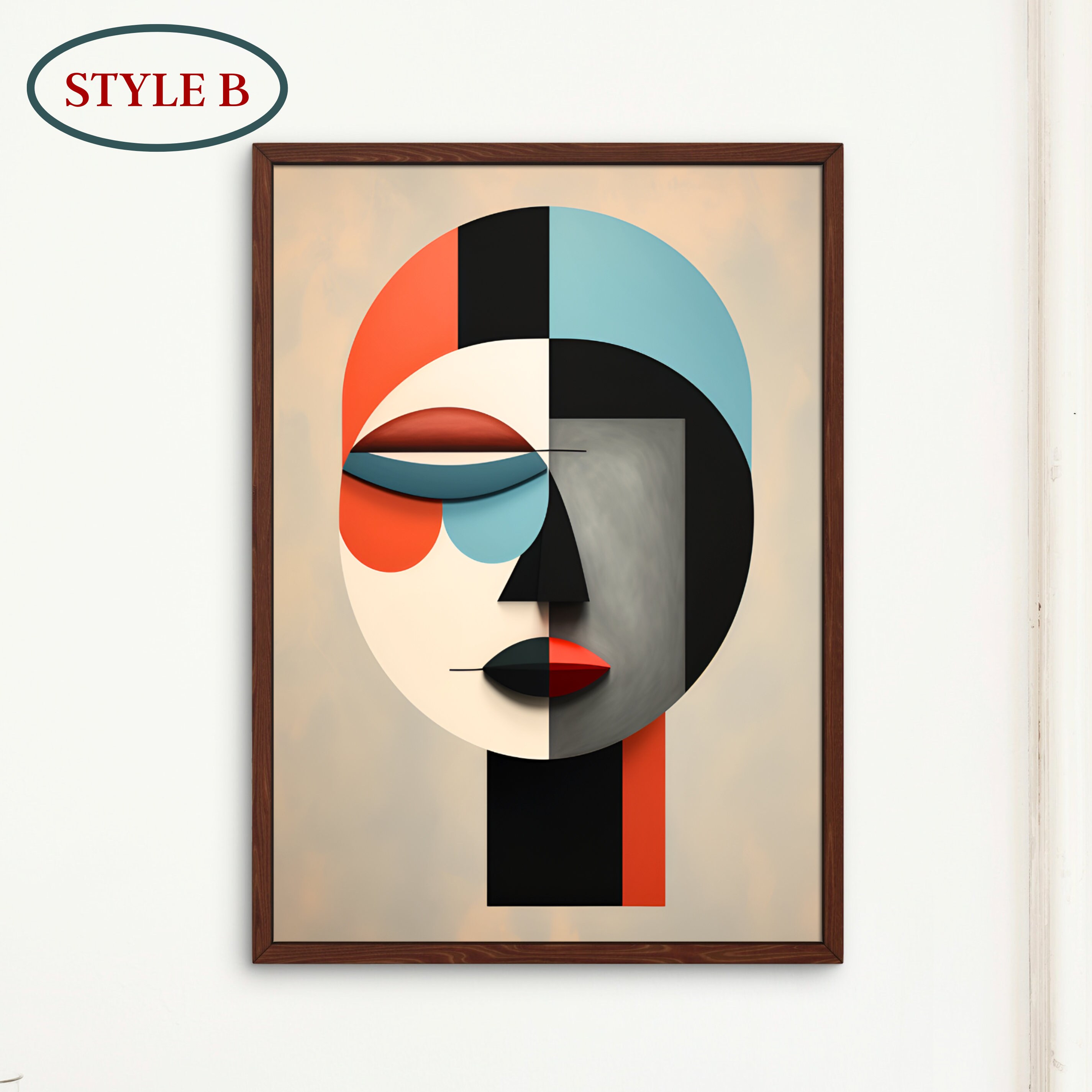 Abstract Pablo Picasso Canvas Wall Art, Modern Canvas Painting, Picasso ...
