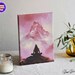 Lord Shiva Painting Meditating on Mount Everest Hindu God Adiyogi Wall ...