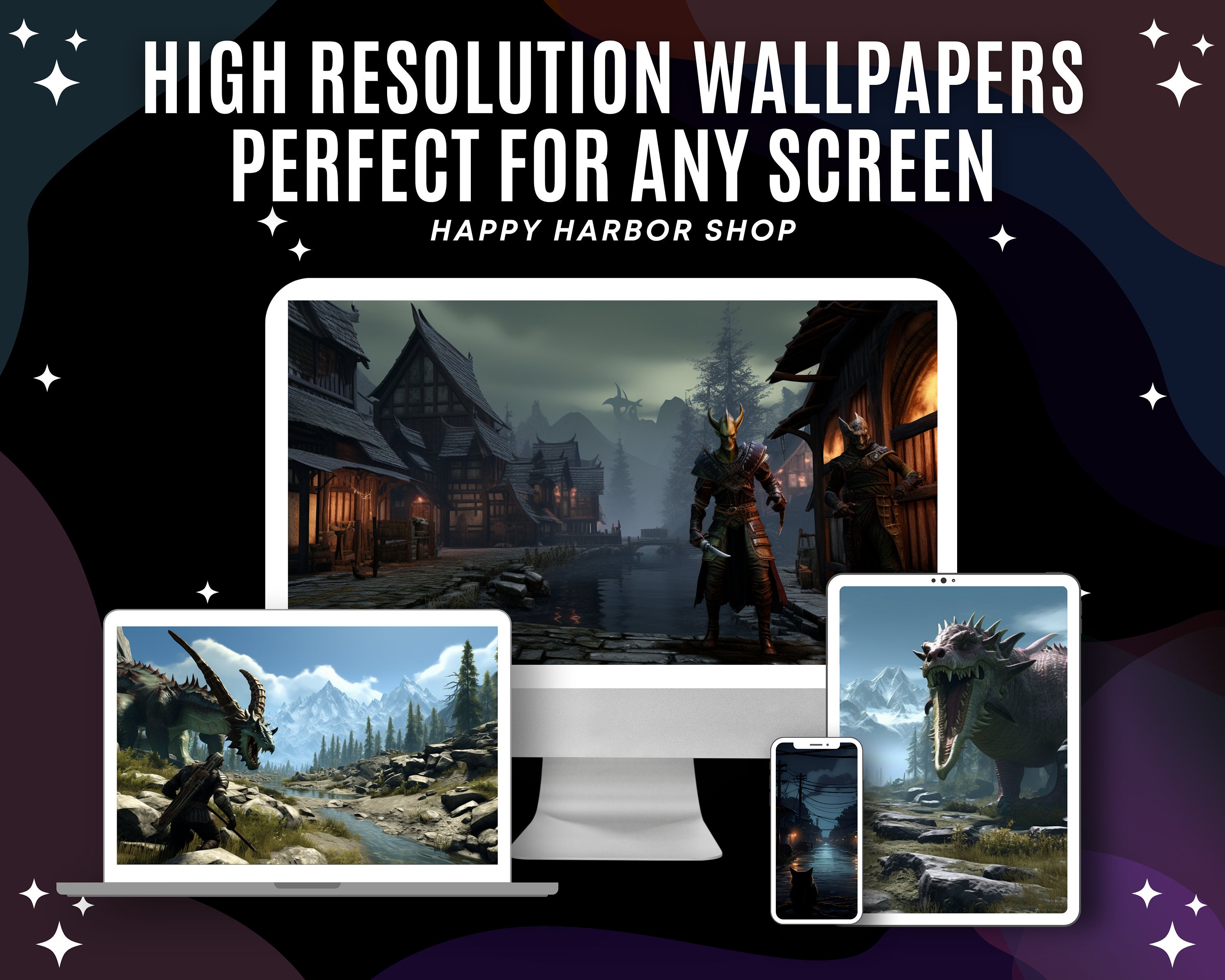 Skyrim Wallpaper, Twitch Overlay, Skyrim Inspired Wallpaper, Morrowind ...