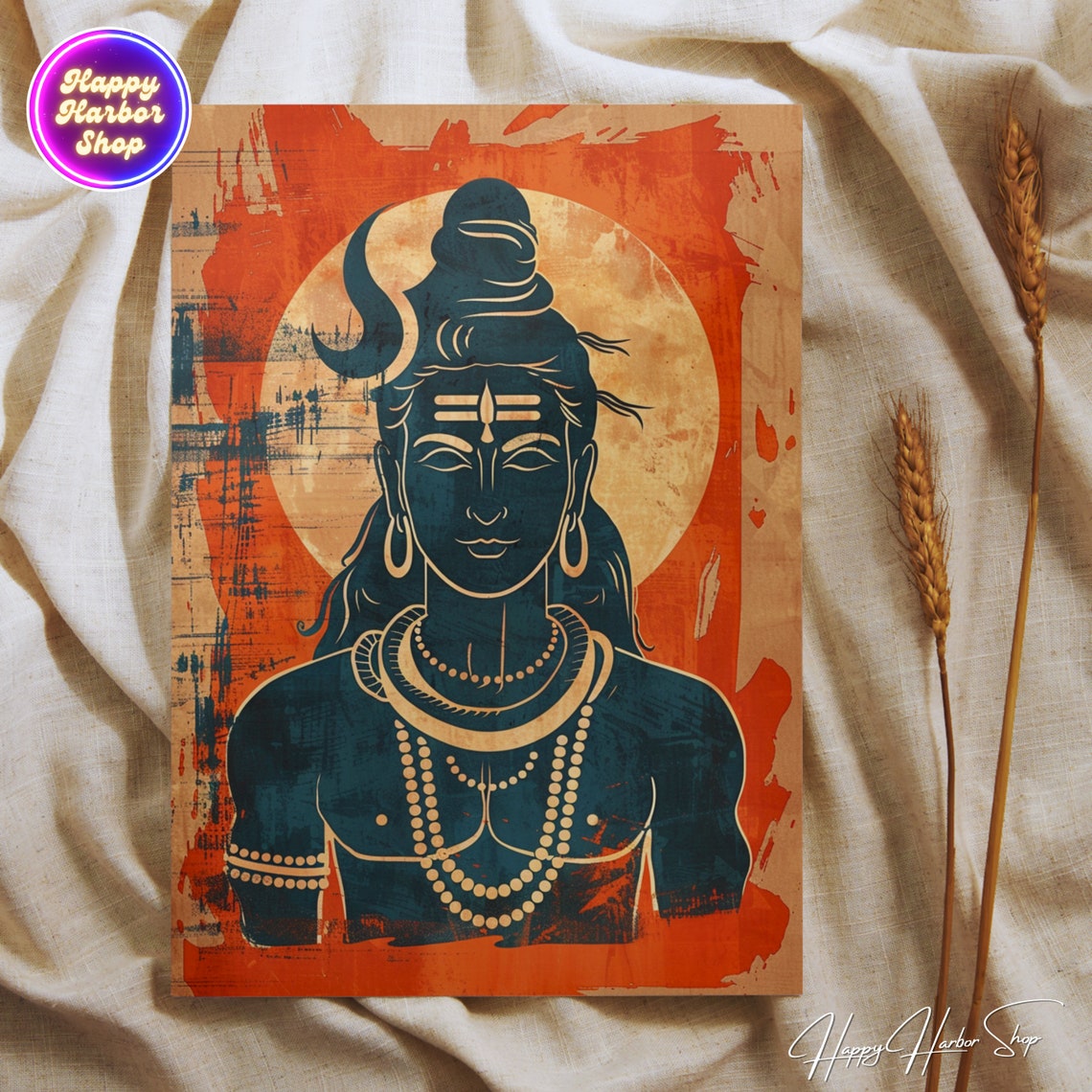 LORD SHIVA Printable Hindu God Wall Art Aesthetic Home Decor Spiritual ...