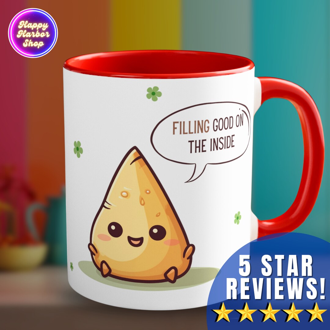 Affirmation Mug Indian Food Pun Mug Funny Gift Indian Food Art Mug Food ...