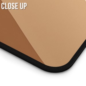 Brown Modern Abstract Playmat, Coffee Brown Desk Mat Aesthetic Mouse ...