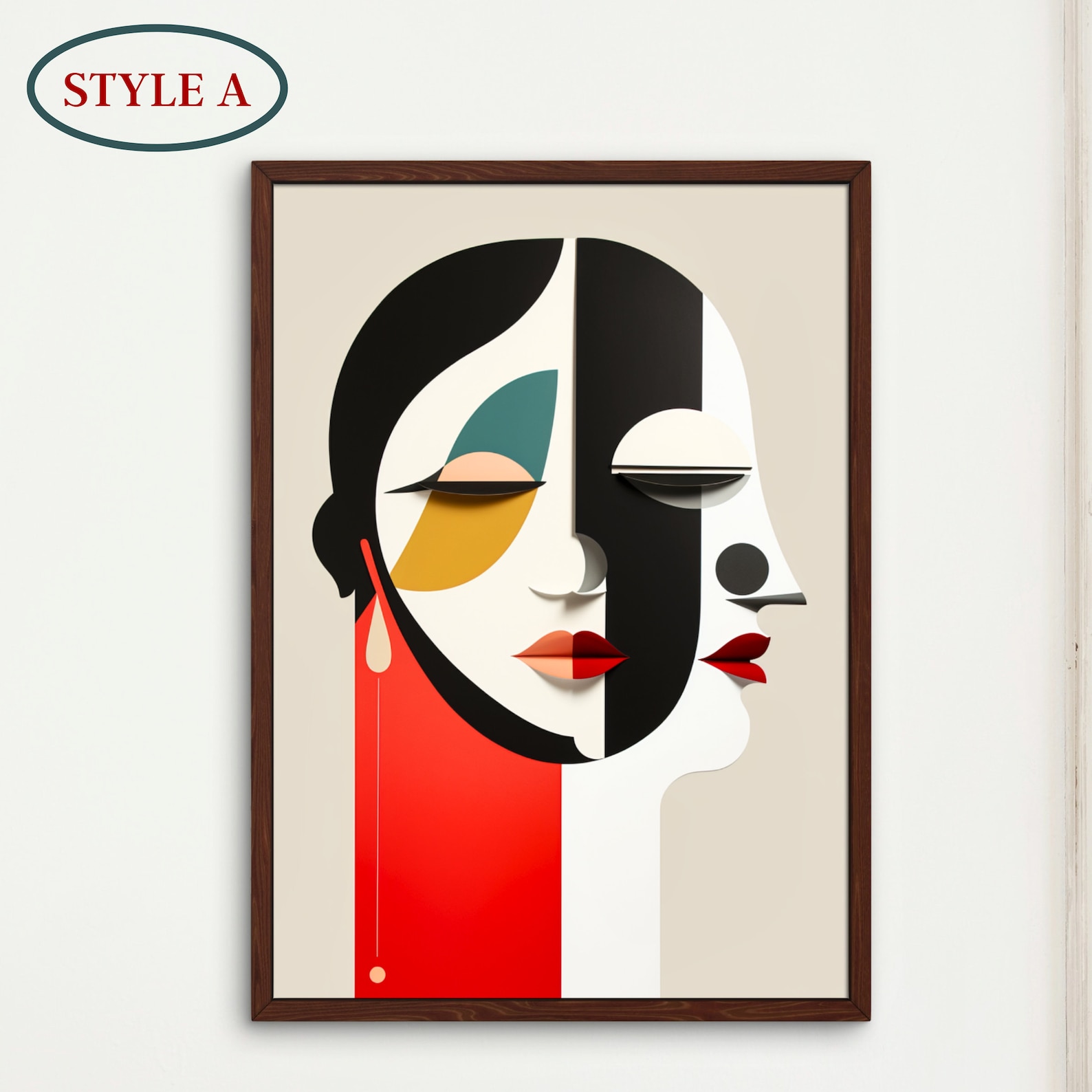 Abstract Pablo Picasso Canvas Wall Art, Modern Canvas Painting, Picasso Print, Custom Pablo ...