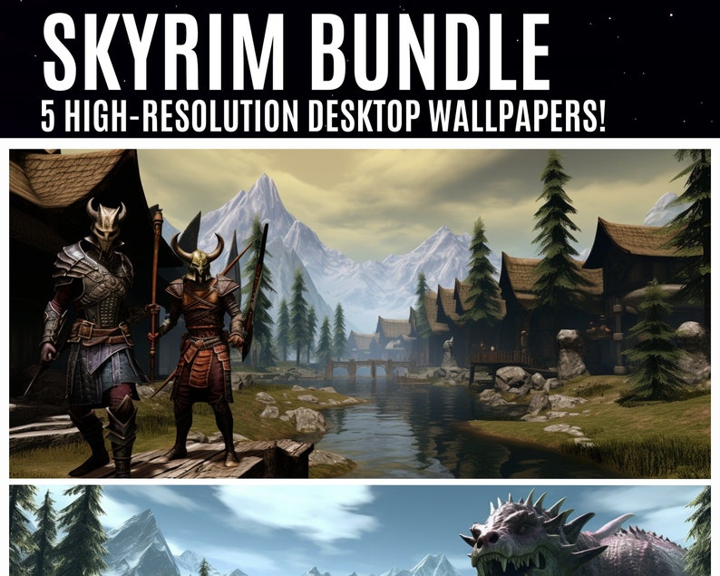 Skyrim Wallpaper, Twitch Overlay, Skyrim Inspired Wallpaper, Morrowind ...