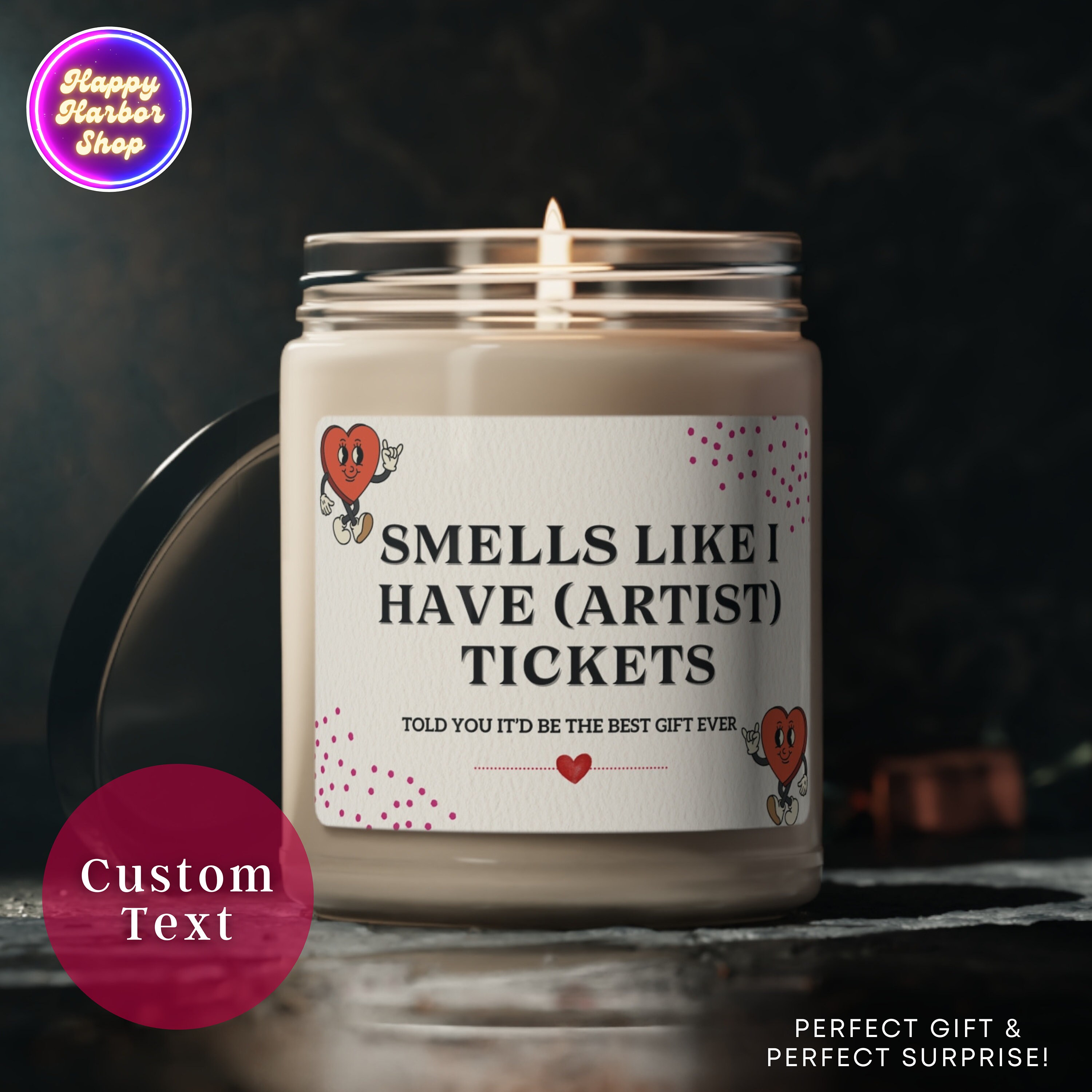 Personalized Concert Tickets, Music Fan Concert Tickets Gift, Concert ...