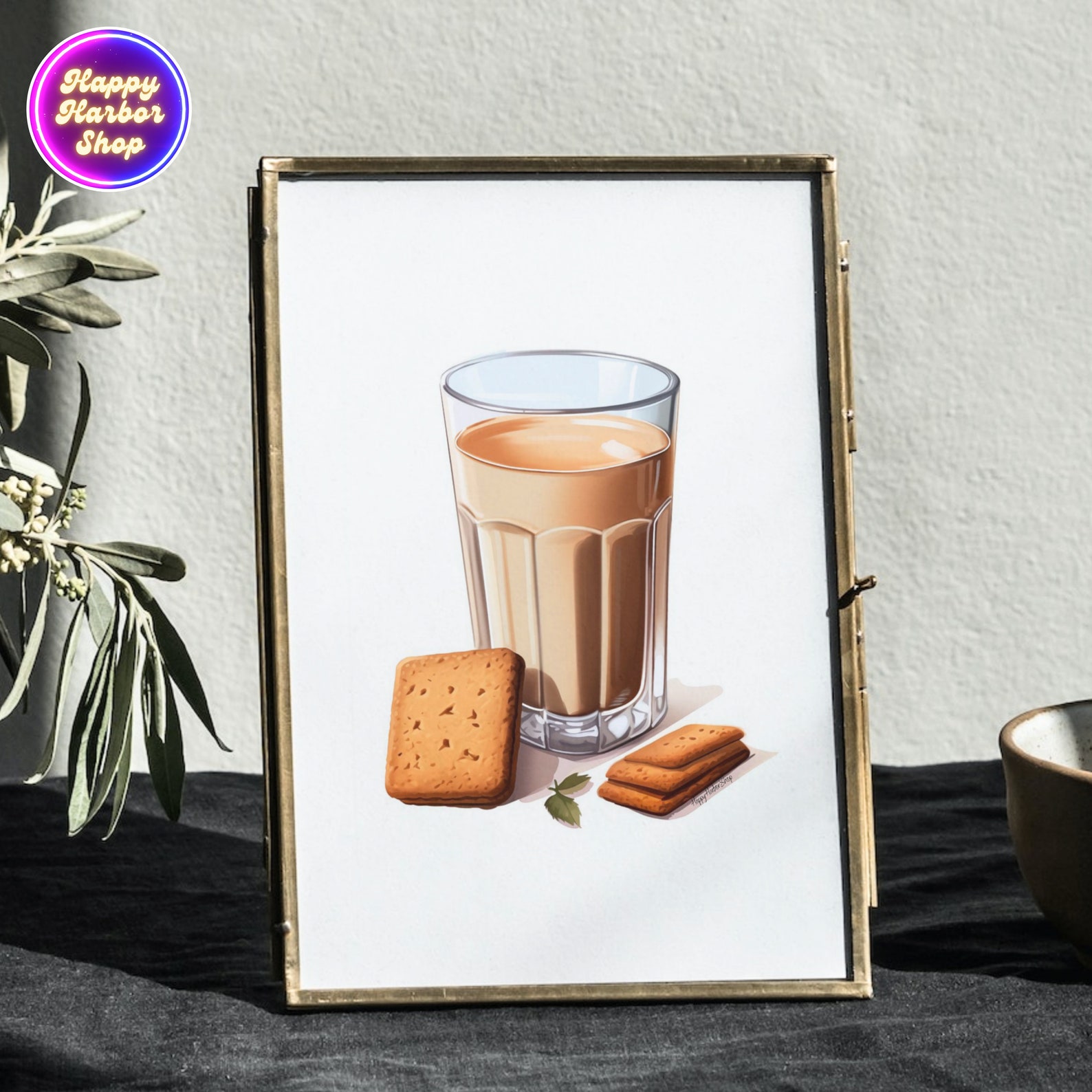 Masala Chai Indian Food Art Indian Digital Print Desi Art Kitchen ...