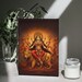 Goddess Durga Painting, Durga Poster, Durga Illustration, Hindu Art ...