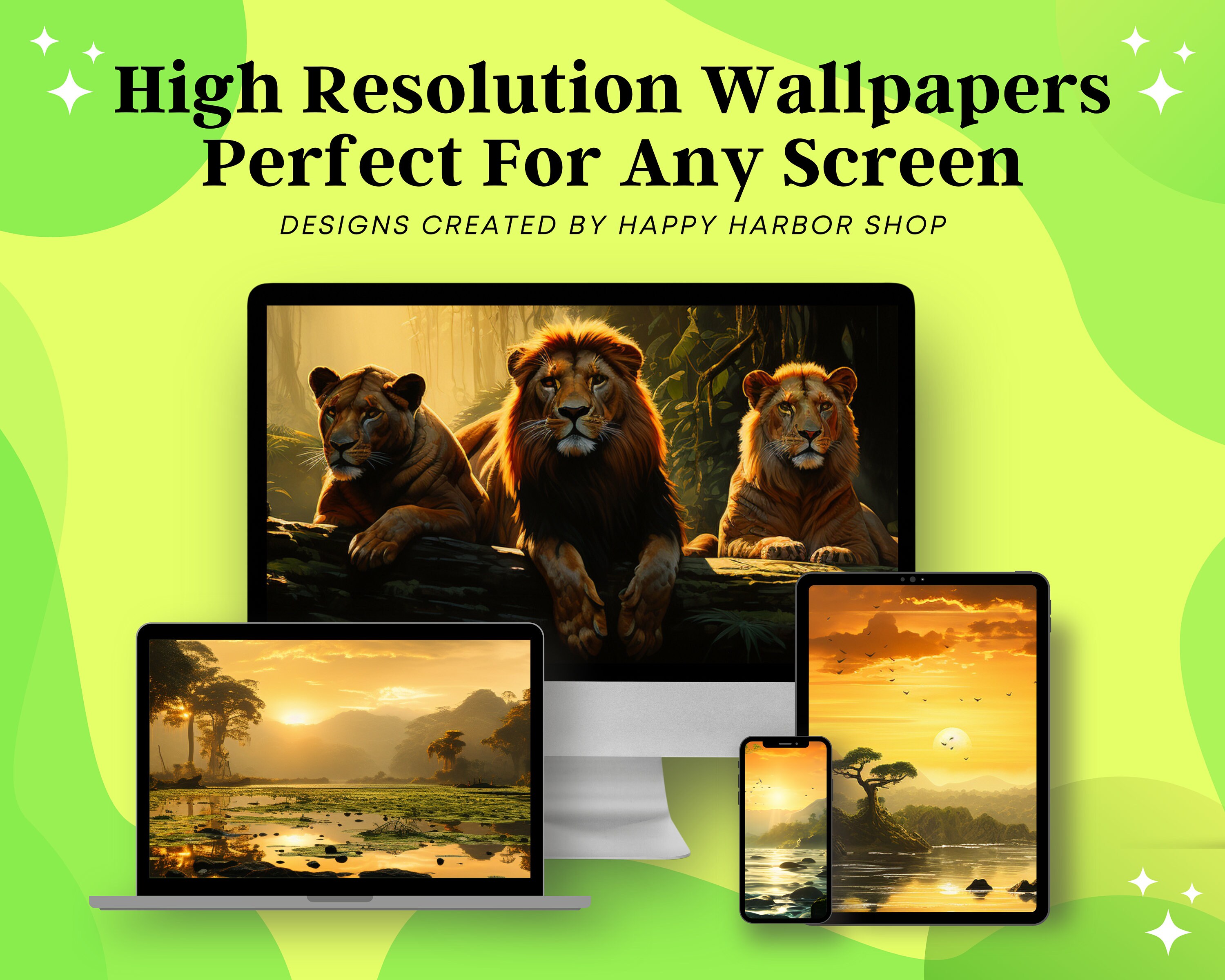 Ultra Wide Rainforest Wallpaper, Rainforest Desktop Wallpaper Bundle ...