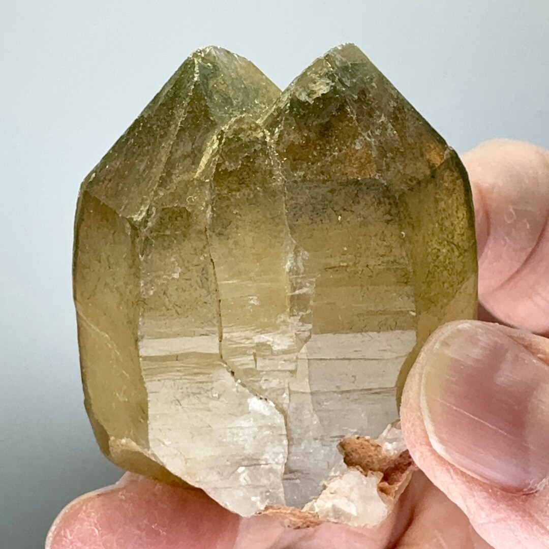 Chlorite Quartz Point Twin - Etsy