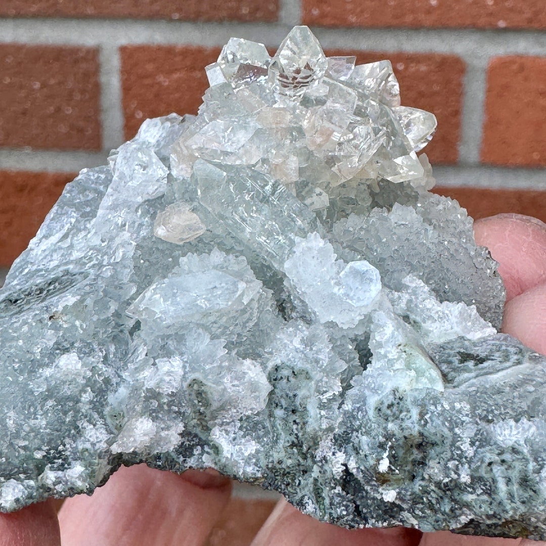 Pink Apophyllite and Blue Chalcedony Zeolite - Etsy