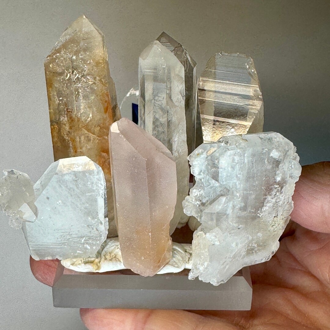 Set of 7 Quartz Different Types & Locales - Etsy