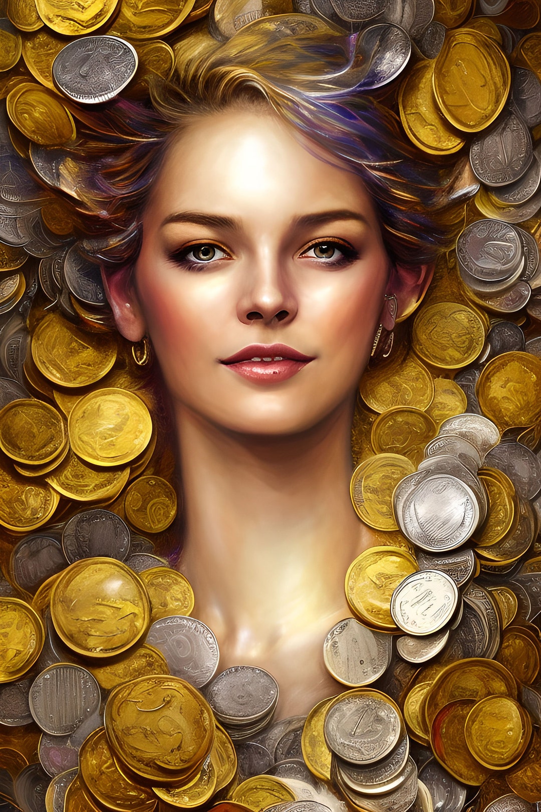 Manifesting Money Art - Etsy