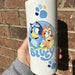 Bluey Kids Water Bottle L Bluey Water Bottle L Bluey Tumbler L Bluey ...