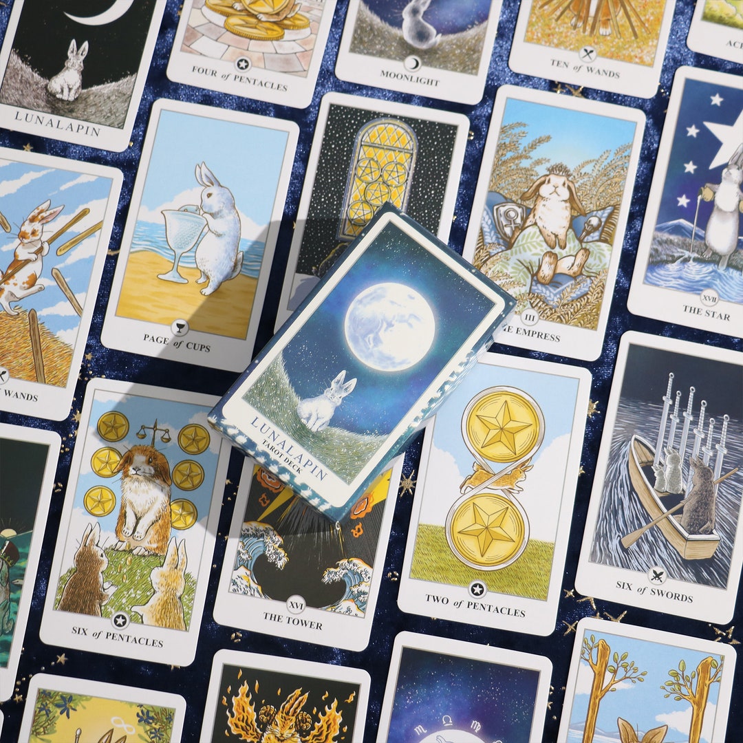Lunalapin Rabbit Tarot Tarot Cards Tarot Decks Divination - Etsy
