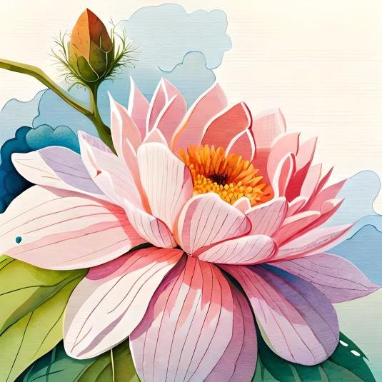 Watercolor Floral Clipart | Hand-painted Digital Flowers for Design ...