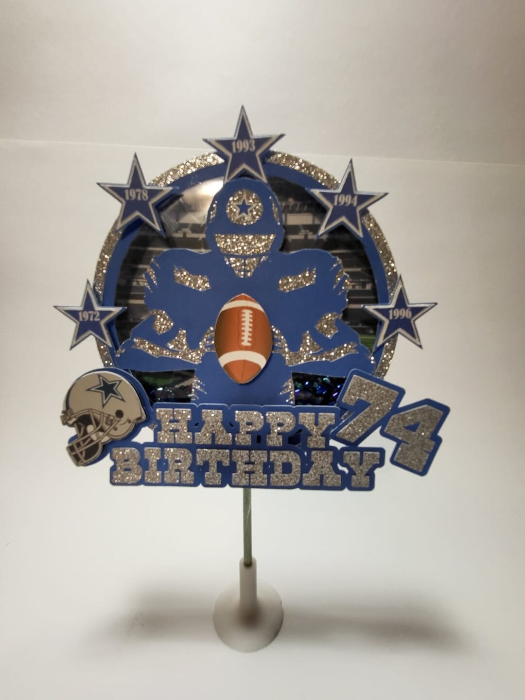 Dallas Cowboys Cake Topper/shaker - Etsy
