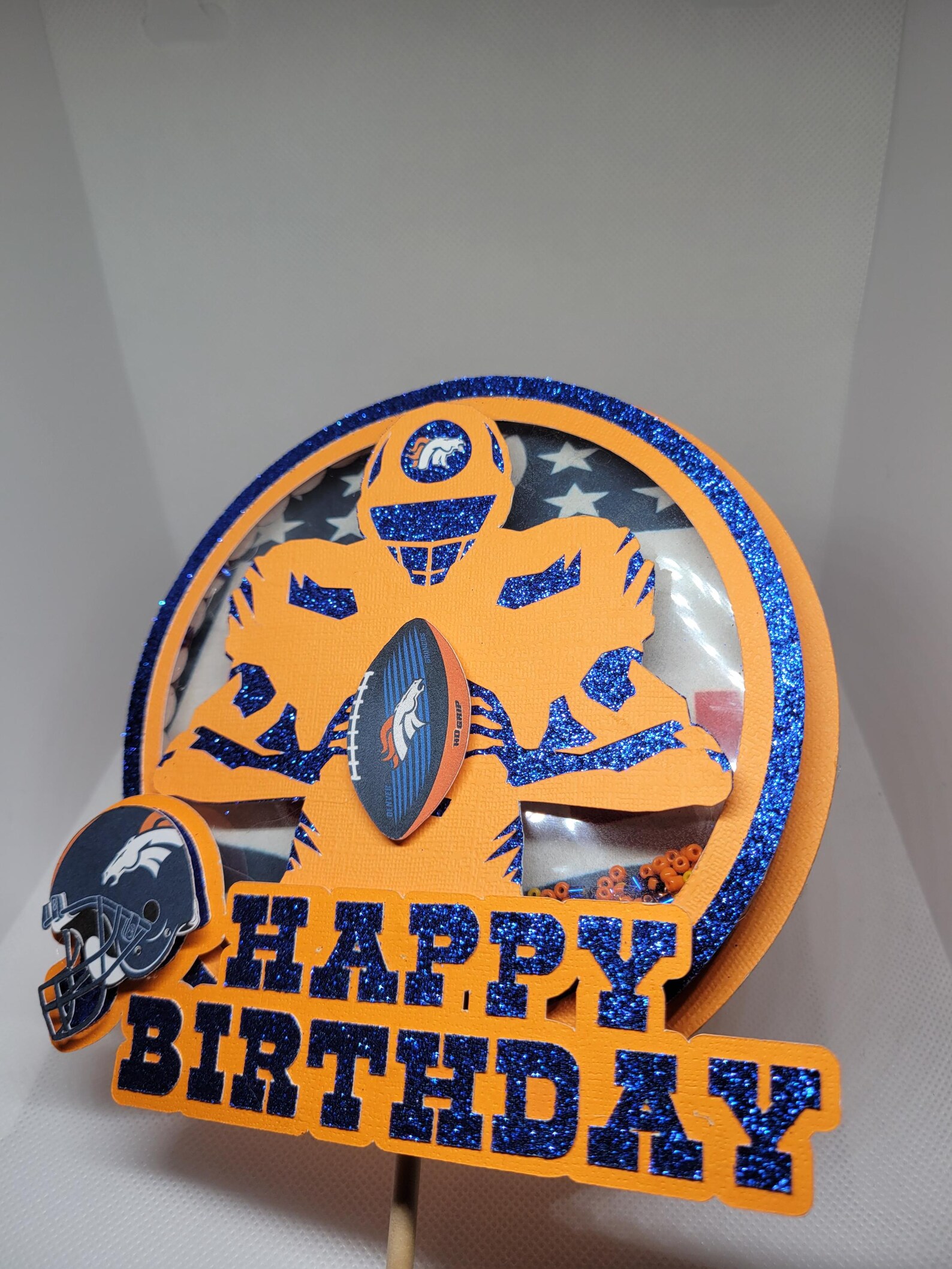 Denver Broncos Cake Topper/shaker - Etsy