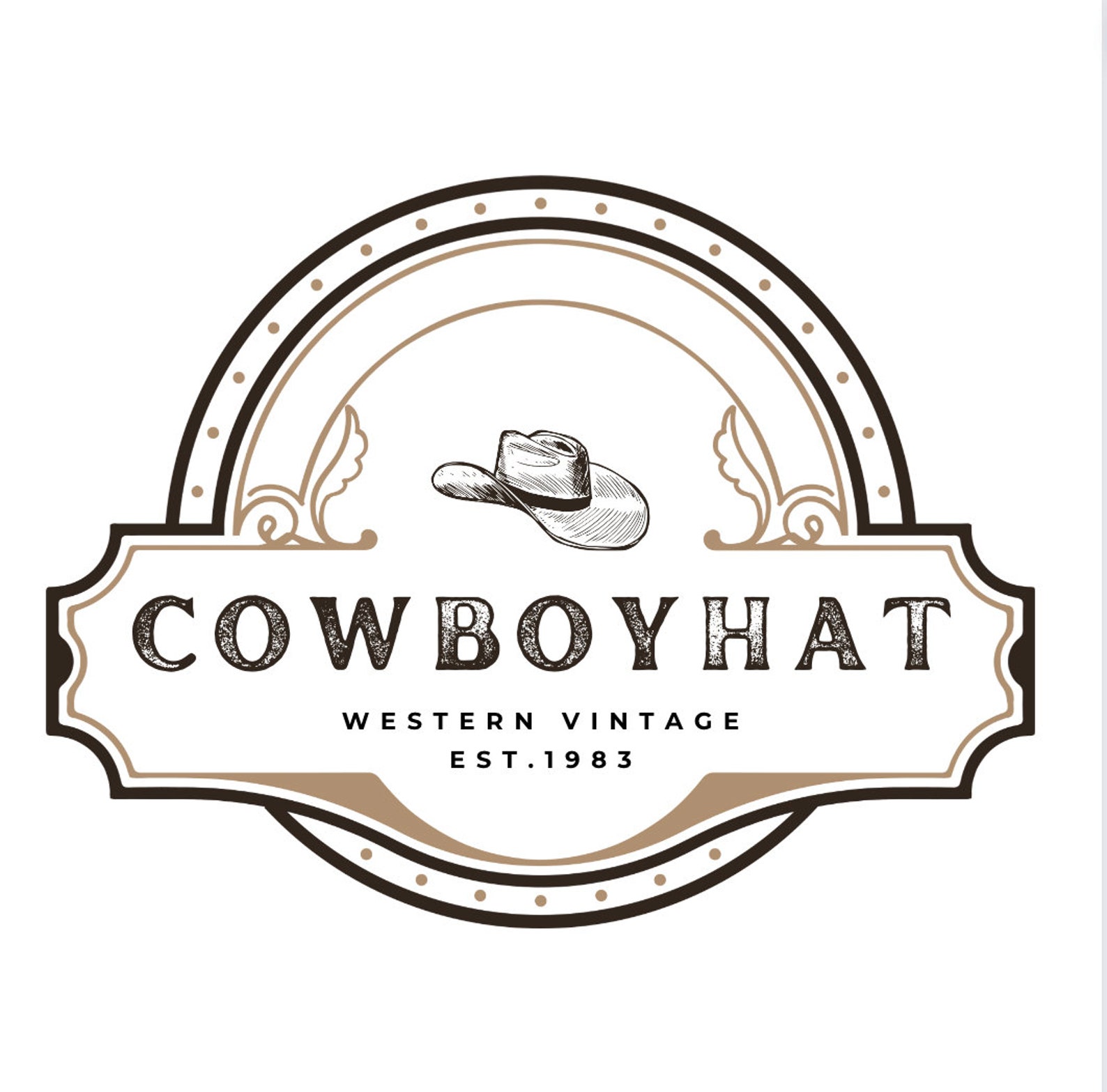 Western Logo Canva, Western Business Logo Canva, Western Logo Design ...