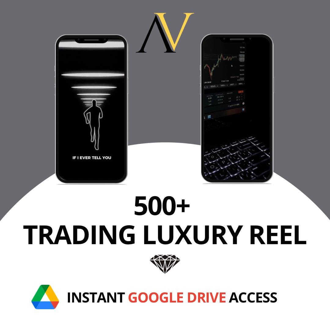 500+ Luxury Trading Reels Bundle MRR PLR | Faceless Digital Marketing ...
