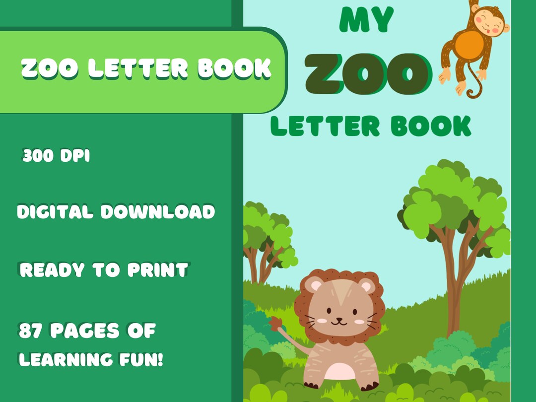 Kids Learning Letters E-book - Etsy